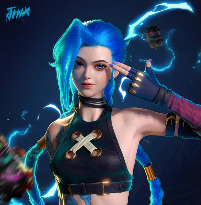 Jinx Fan Art-花瓣网