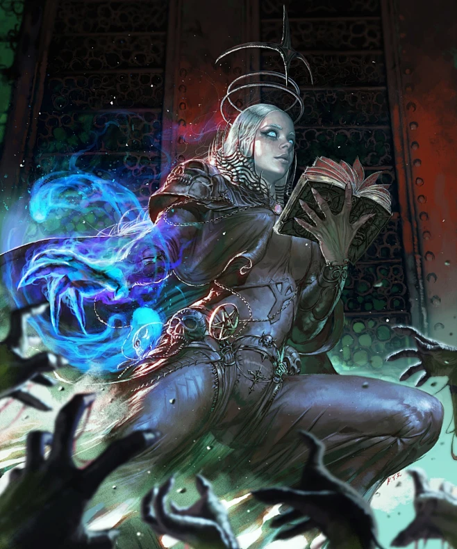 来自地狱的邪魅女郎 气质中透露出妩媚 韩国大佬画师 KyuYong Eom 的作品欣赏 167P_到地方 _T20201210 -花瓣网