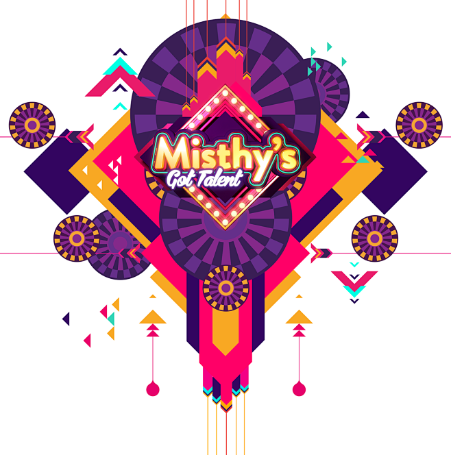 Misthy's Got Talend Art Direction字体设计标题效果素材PS特效立体3D创意文字促销活动素材@奥美Linda