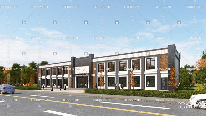 【简欧办公楼3D模型】-3D简欧办公楼3d模型下载-免费3Dmax模型库_3d溜溜网-花瓣网