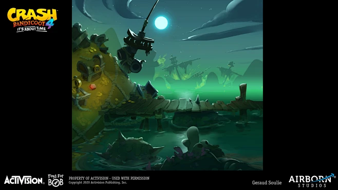 {游戏系列} 美国 Crash 4（场景，角色，UI。。）-花瓣网