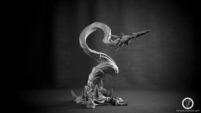 Starcraft 2 - spine crawler-花瓣网