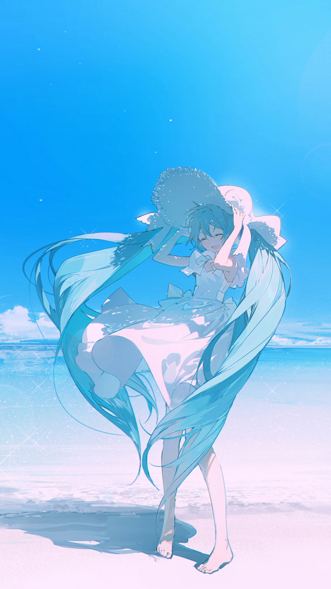 #初音ミク 海色 - Rella的插画