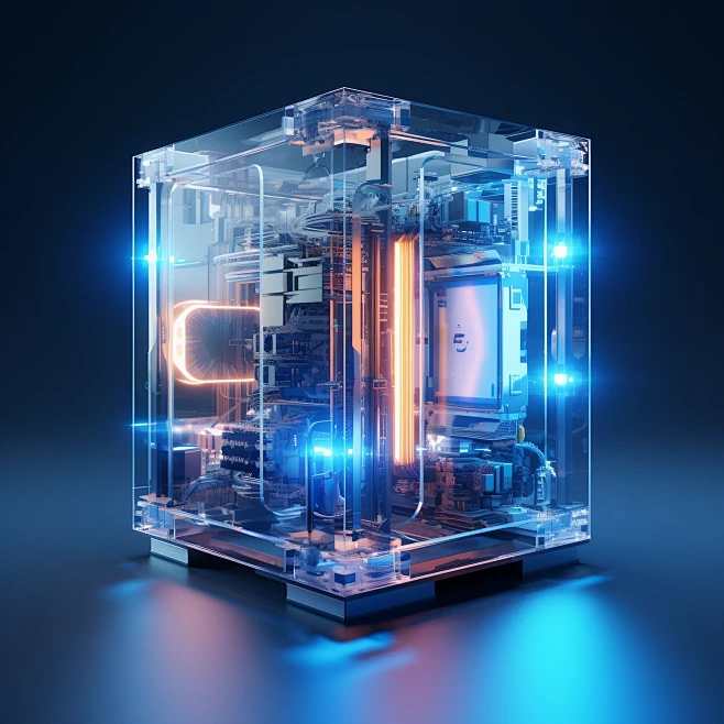 francisangela_an_abstract_3d_computer_blue_frosted_glass_transp ...