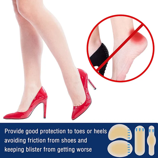 Amazon.com: 80 Pieces Foot Blister Protection Blister Bandaids for Feet ...