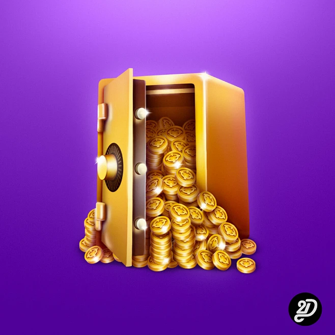 2D game icons of gold : 2D icons for mobile game. -花瓣网