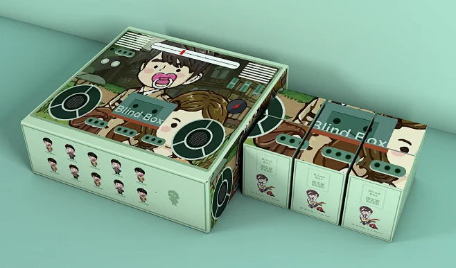 Blind box-package-花瓣网
