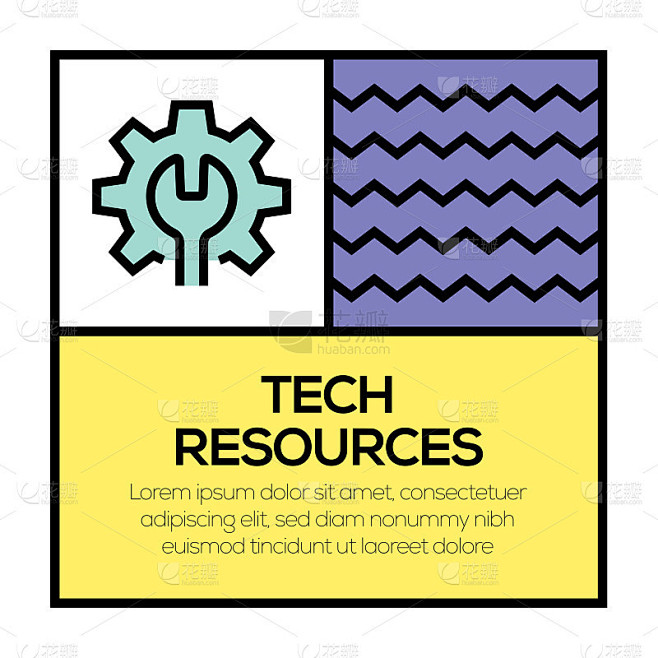 TECH RESOURCES ICON CONCEPT