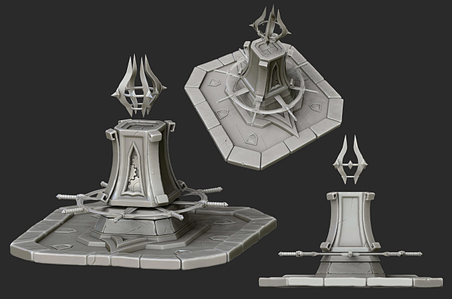 Towers Of Doom Altar Sculpt, Aleksey Ignatov : Fun sculpt Concept art ...