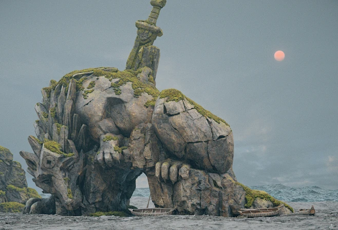 Wolf Rock Beach -花瓣网