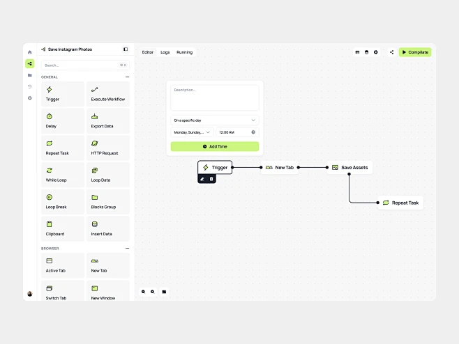 Automation Block-Based Scripting Tool by Anthony Casparo on Dribbble-花瓣网