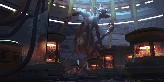 蒸汽朋克场景原画蒸汽朋克场景气氛图来自cgbook.cn (830)-花瓣网