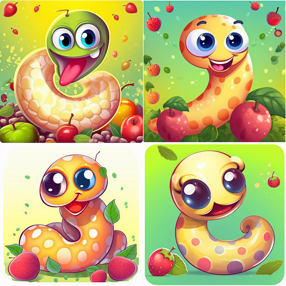 dgsd_Snake_game_cute_with_a_big_mouth_and_ready_to_eat_fruit_me ...