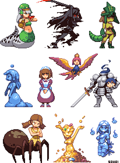 Monster Girl Sprites Part 2