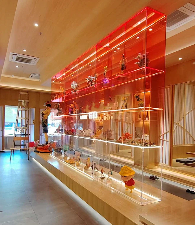 微信：13691781760燕子！亚克力渐变色柜子，亚克力置物架，亚克力隔断，亚克力酒店艺术品/雕塑，售楼处雕塑，亚克力装置，装置艺术，自有 ...