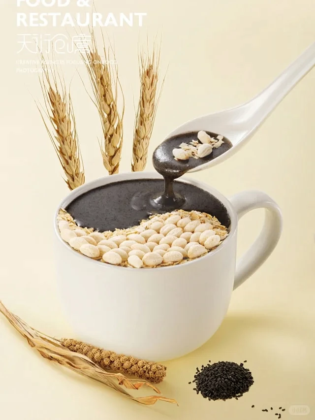 黑芝麻核桃粉摄影图 - 小红书搜索-花瓣网