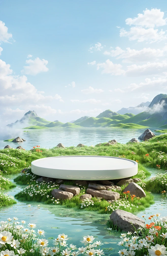 AI绘制C4D场景-花瓣网