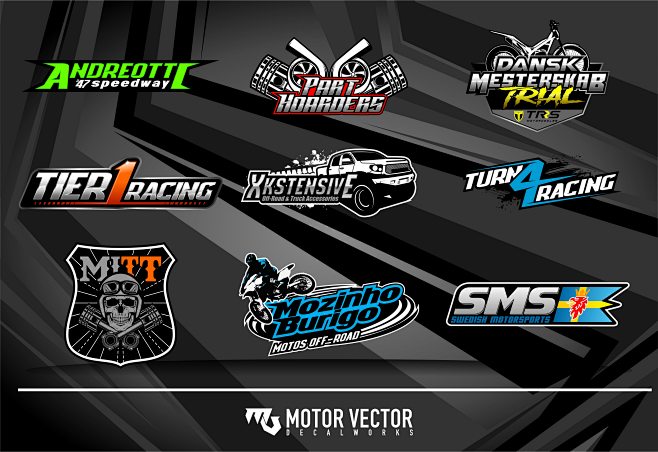 create professional automotive and racing logo design