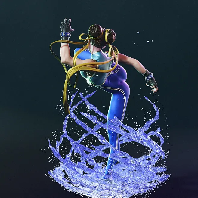 A站春丽合辑3-CG角色-微元素 - Element3ds.com!-花瓣网