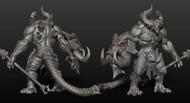 Cubebrush ArtWar4 : Fire Demon, Valerio - Korax - Carbone : And here we ...