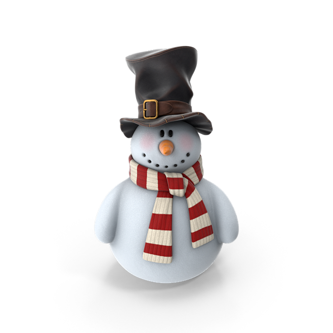 Snowman In Top Hat.G01.2k