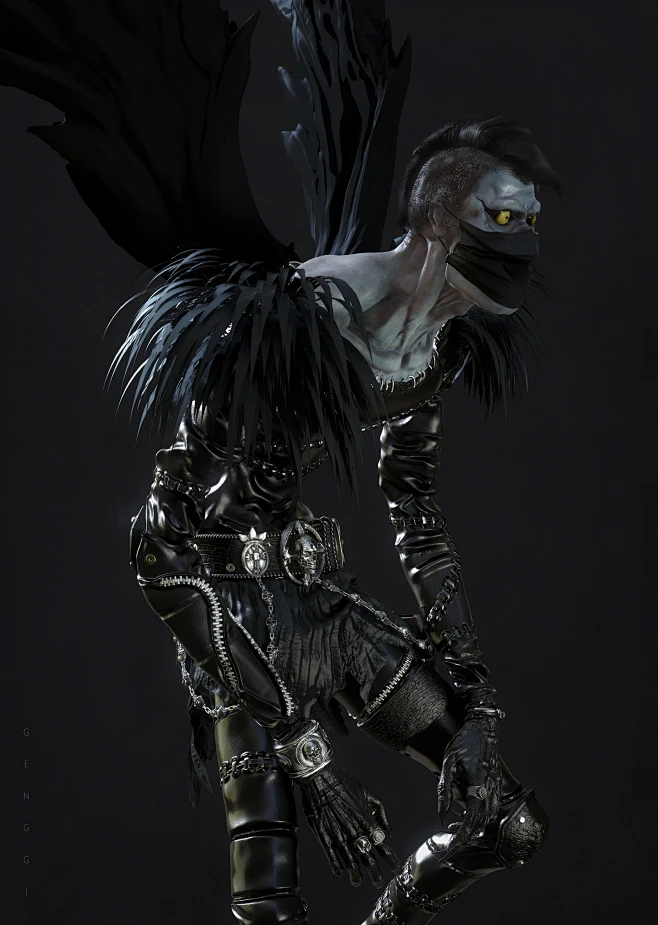 Ryuk, Geng Gi : Death Note Fan art,one of my favorite character. I ...