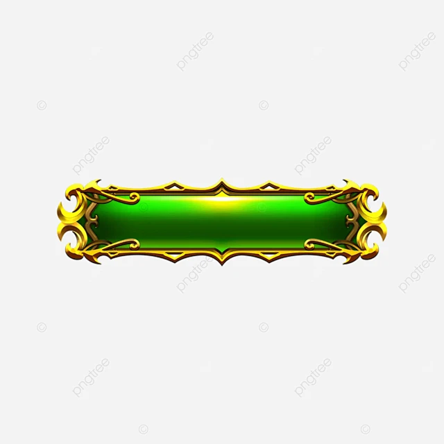 green border button borders button game gold border png Gold Border Png ...