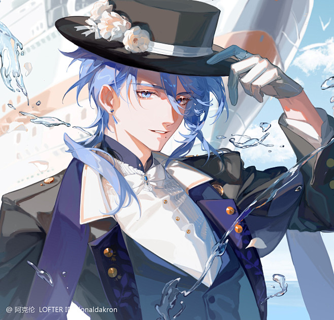 枫丹ver！ 生日快乐^-阿克伦 原神 神里绫人