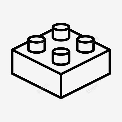 积木游戏乐高图标 免费下载 页面网页 平面电商 创意素材-花瓣网