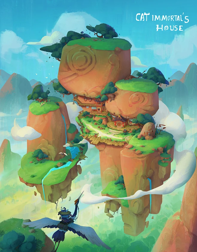 Cat Immortal's House-花瓣网