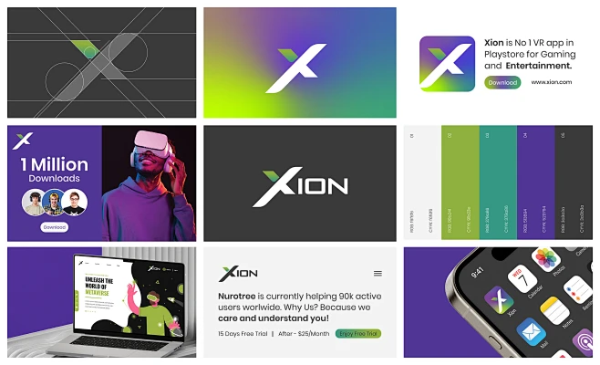 X logo design and branding by Sujon Mia on Dribbble-花瓣网