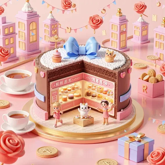 【万能】Flux_电商场景/运营视觉主KV-LoRA-顺哥AIGC-LiblibAI-花瓣网