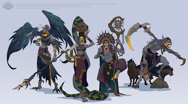 Gray-skinned primitive tribes-花瓣网