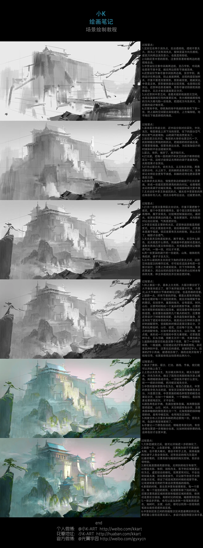 【小K原创作品】 场景教程。 个人微博：http://weibo.com/kkart-花瓣网