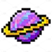 Planet Pixel Sticker素材-花瓣网