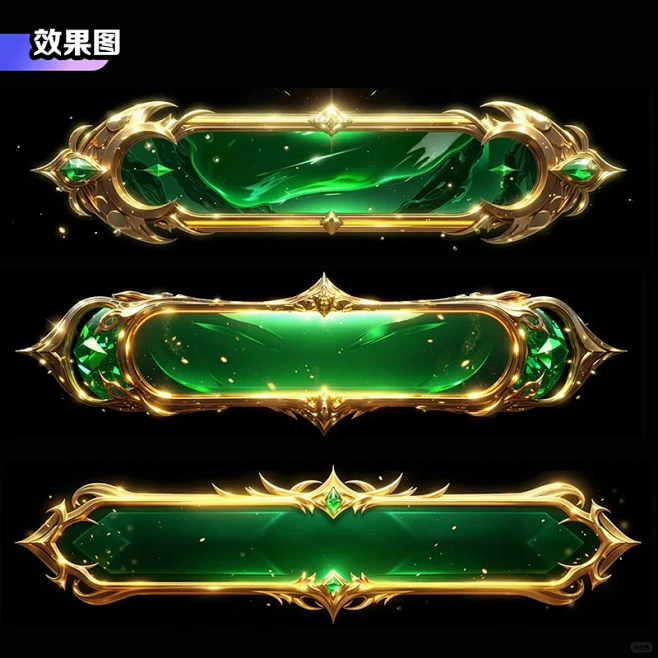 Game UI,the long Button,purple and gold match,Rounded rectangle,Gold ...