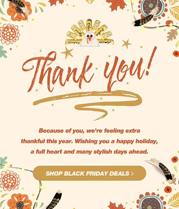 Happy Thanksgiving + Black Friday Sale-花瓣网