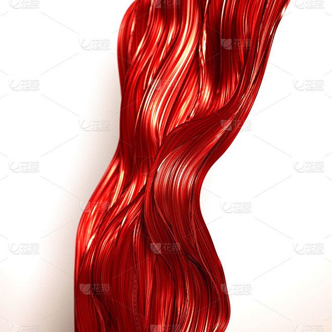 Drapery fabric with stripes. 3d illustration, 3d r