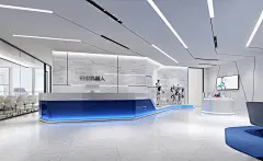 Accenture - reception desk-花瓣网