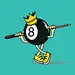KING 8 BALL Logo Design-花瓣网