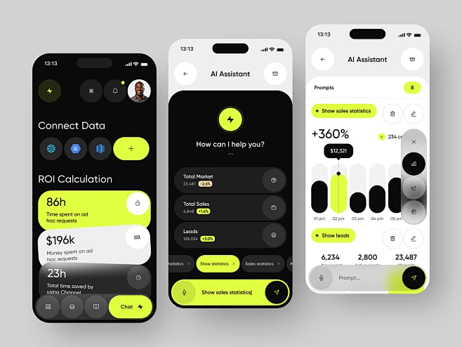 ios smart mobile app saas ux design-花瓣网