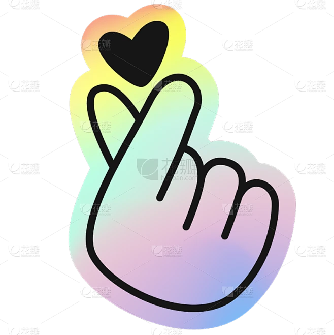 Laser Effect Text Sticker素材-花瓣网