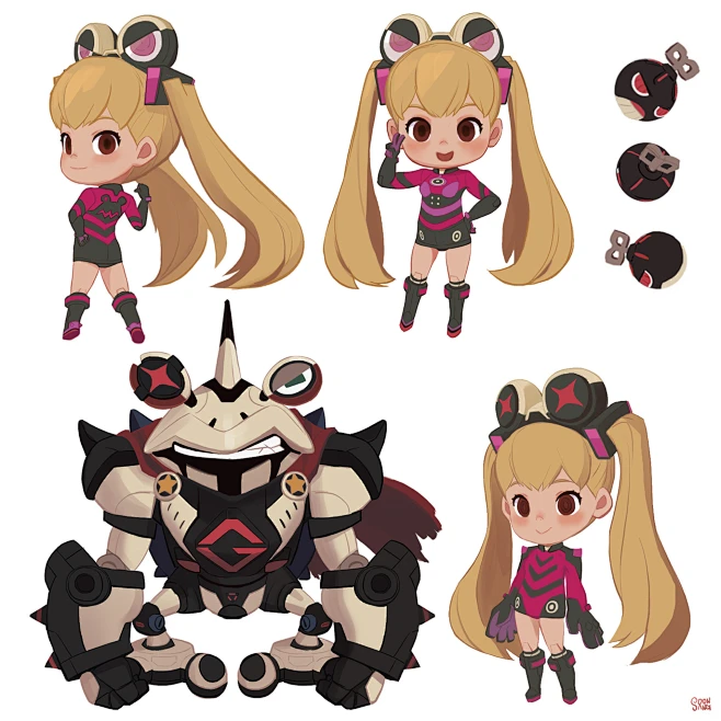 Noah project Ark citizen "Geros& Chloe" Nendoroid Ver., Hong SoonSang : Soonsang world studio ...