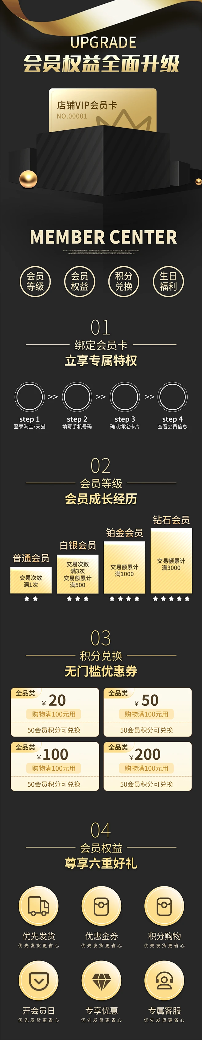 vip积分会员卡海报长图-志设网-zs9.com-花瓣网