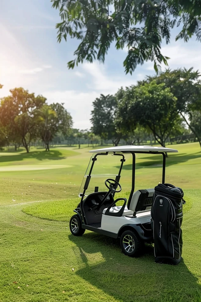 高尔夫球车高清交通工具摄影图-花瓣网