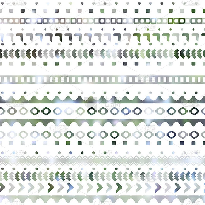 Tribal etnic surface seamless pattern design. Geom素材-花瓣网