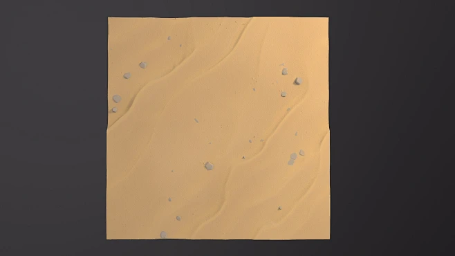 Stylized Sand Material-花瓣网