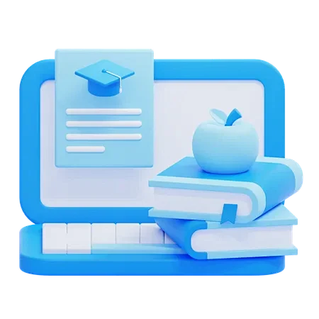 E-learning 3D Icon-花瓣网