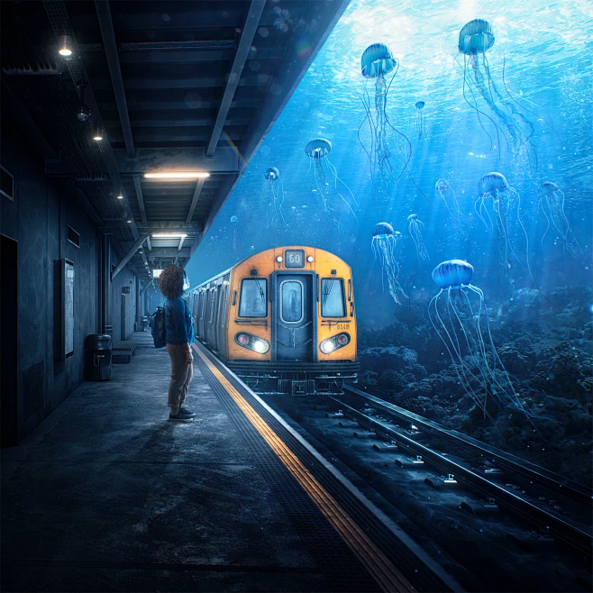 Post Production vfx simulation-花瓣网