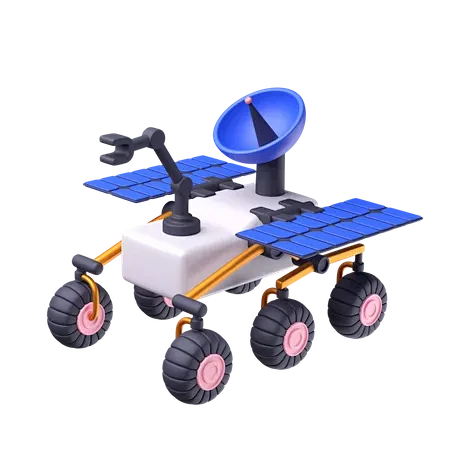 Moon Rover 3D Icon-花瓣网